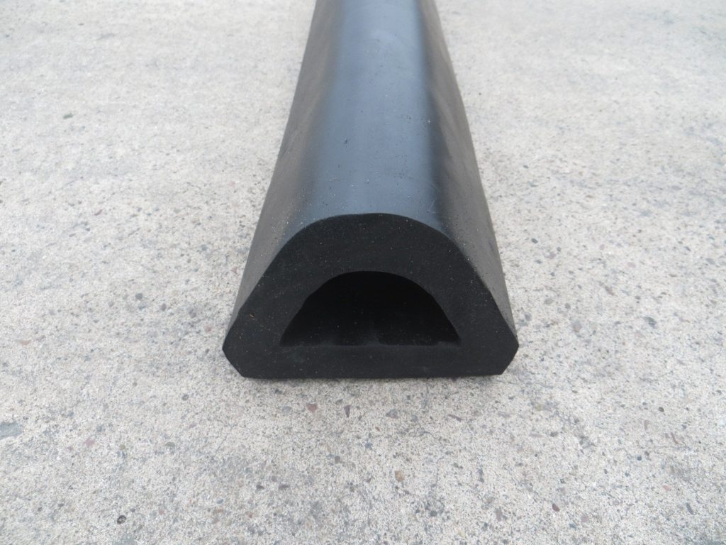 Hollow Rubber D Fender - 95 x 82 x 3000mm | Provincial Rubber